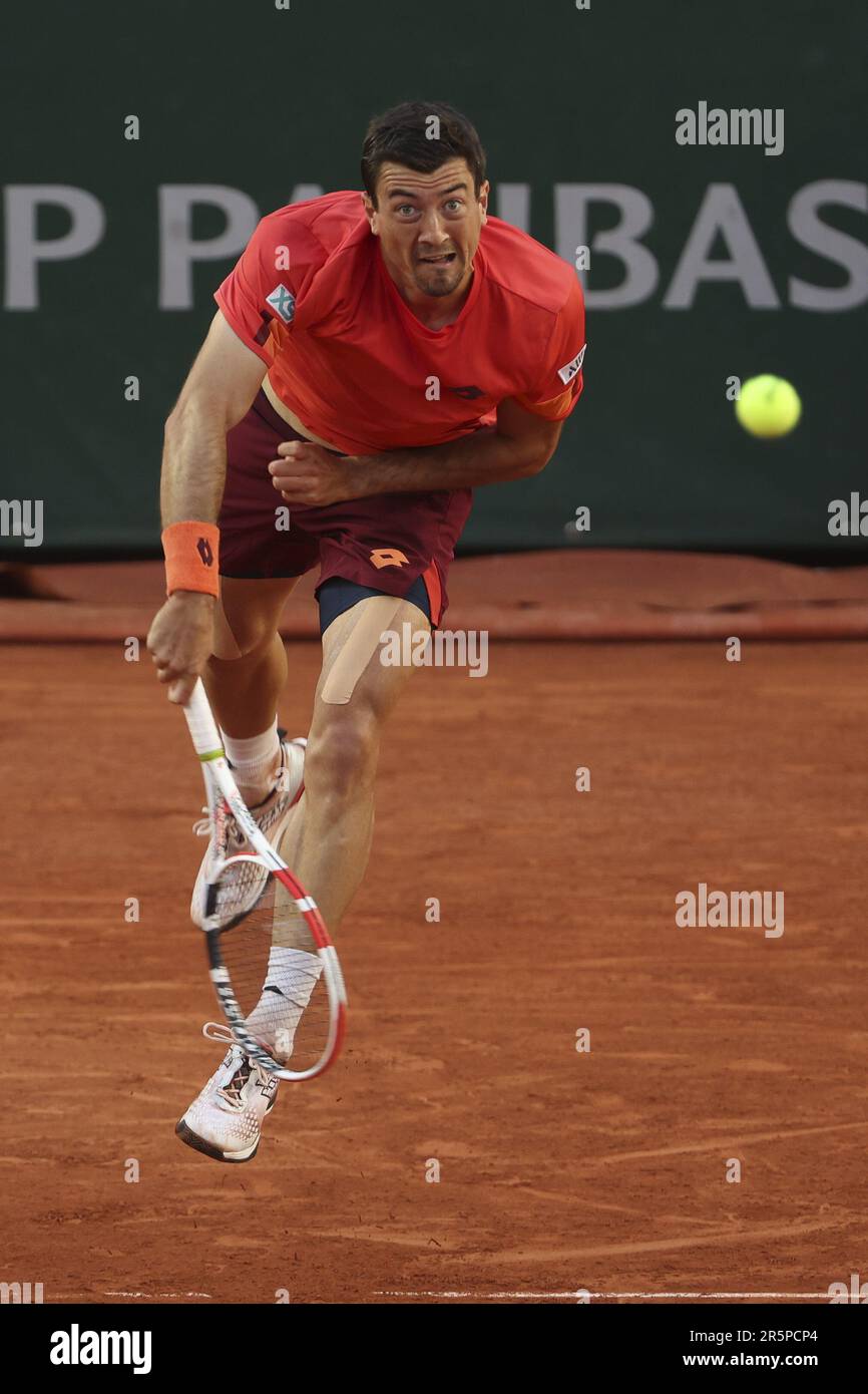 Sebastian Ofner of Austria during day 8 of the 2023 French Open, Roland ...