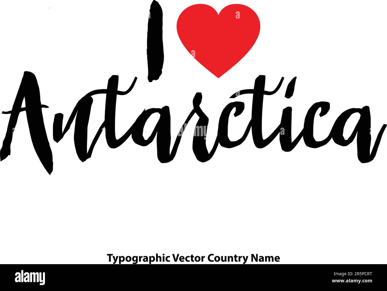 Country Name In Elegant Typography Text Lettering Vector Art Design ...