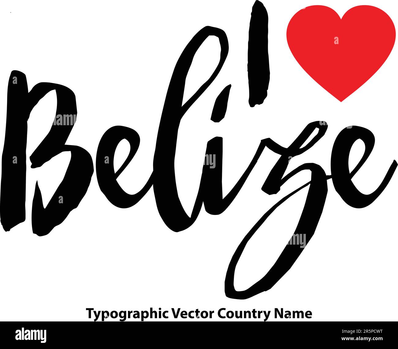 Country Name In Elegant Typography Text Lettering Vector Art Design ...