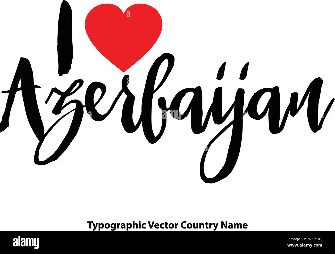 Country Name In Elegant Typography Text Lettering Vector Art Design ...