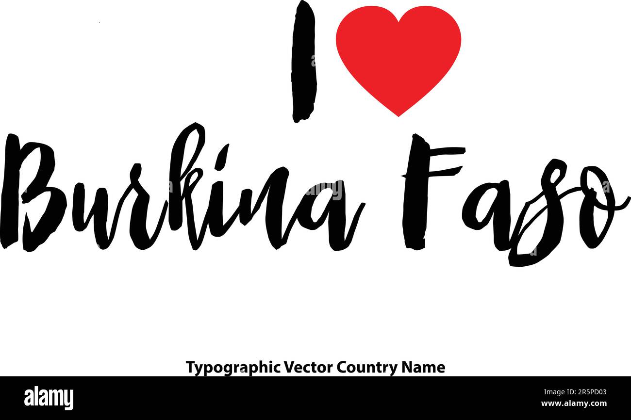 Country Name In Elegant Typography Text Lettering Vector Art Design ...