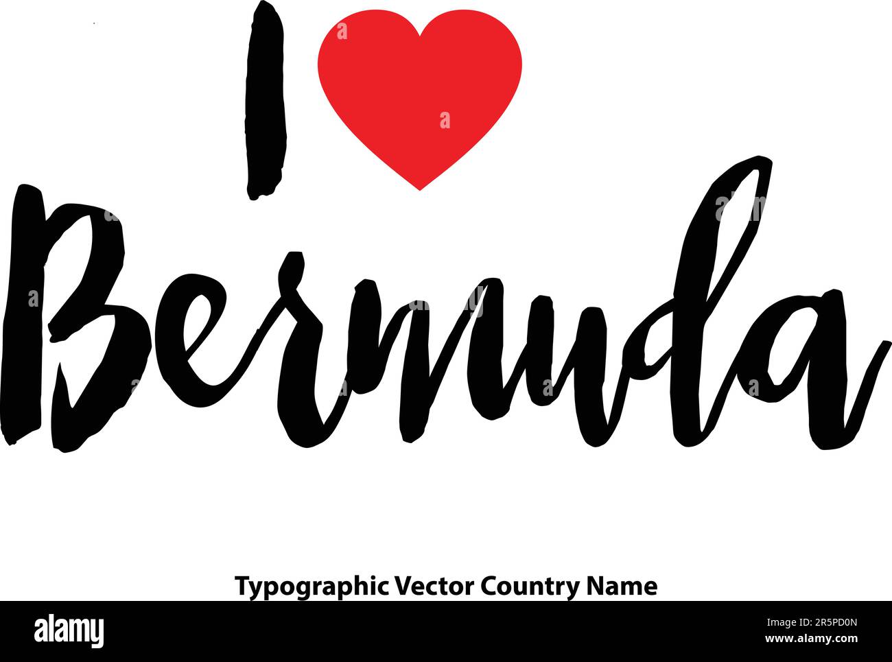 Country Name In Elegant Typography Text Lettering Vector Art Design ...