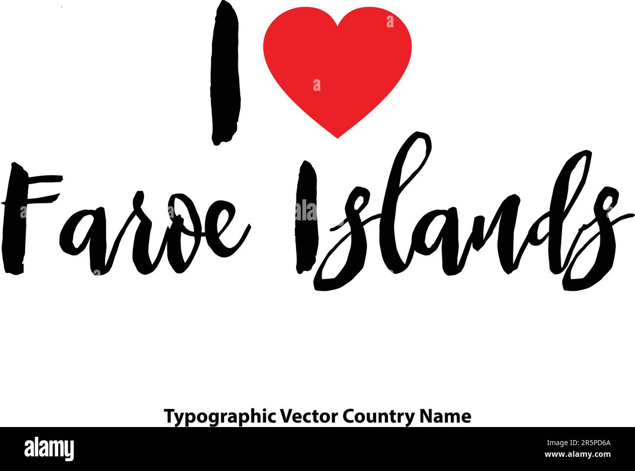 Country Name In Elegant Typography Text Lettering Vector Art Design ...
