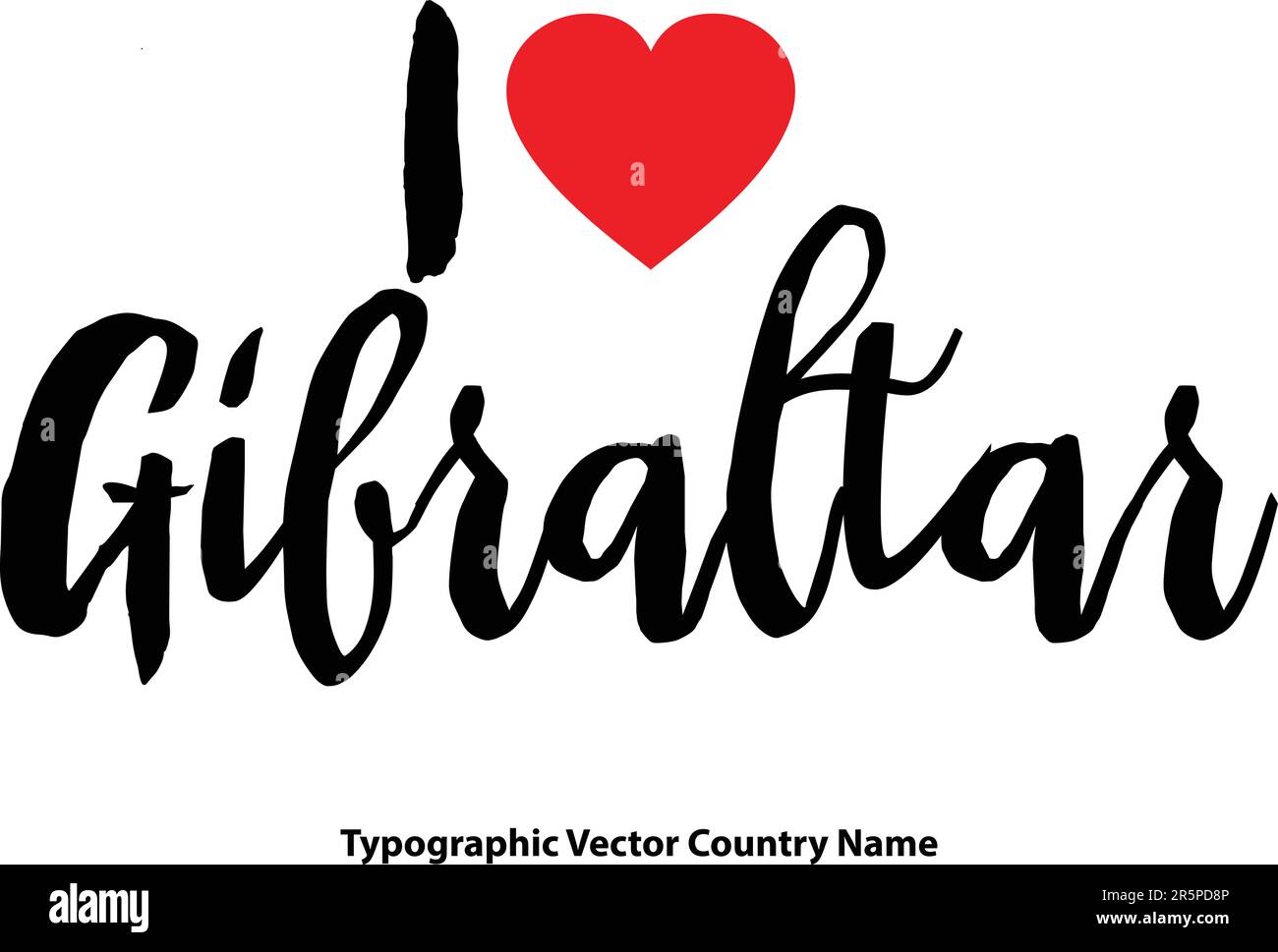 Country Name In Elegant Typography Text Lettering Vector Art Design ...