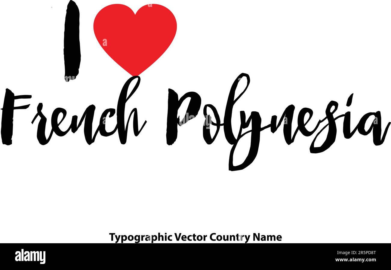 Country Name In Elegant Typography Text Lettering Vector Art Design ...