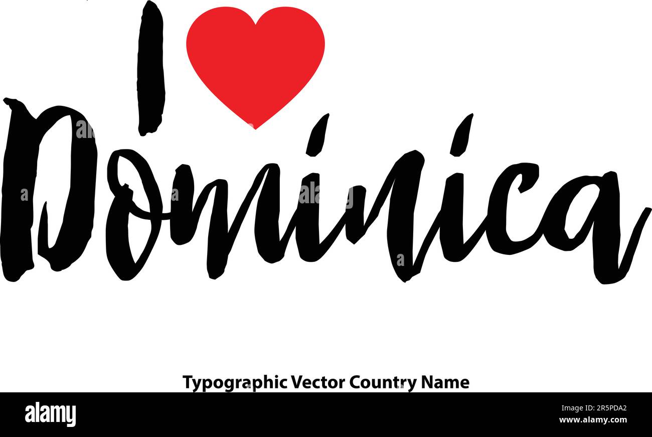 Country Name In Elegant Typography Text Lettering Vector Art Design ...