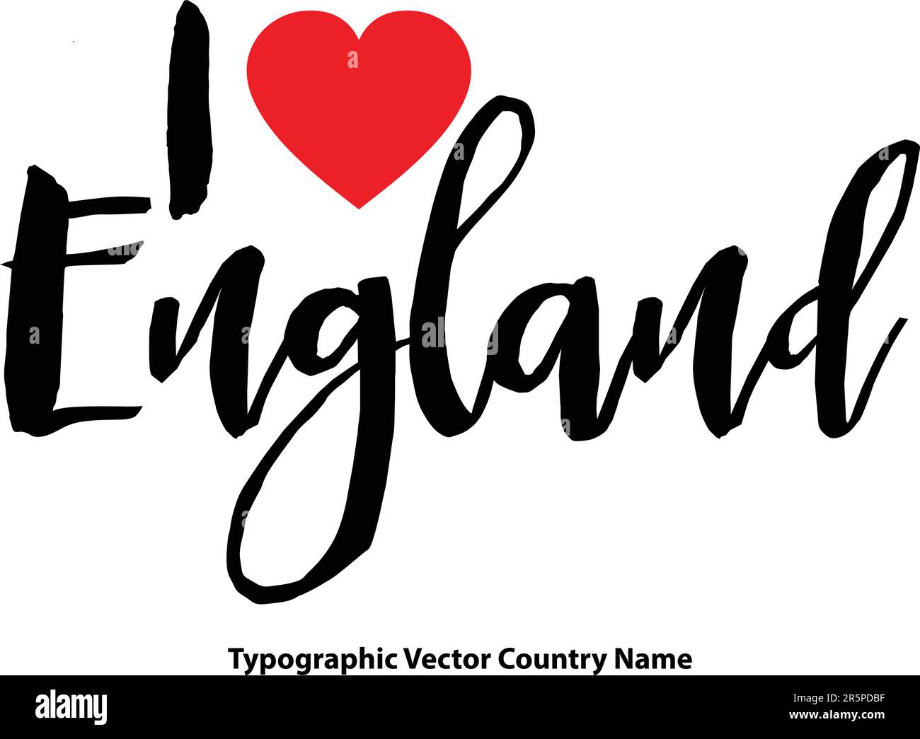 Country Name In Elegant Typography Text Lettering Vector Art Design ...