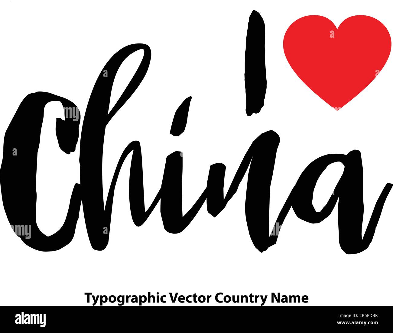 Country Name In Elegant Typography Text Lettering Vector Art Design ...