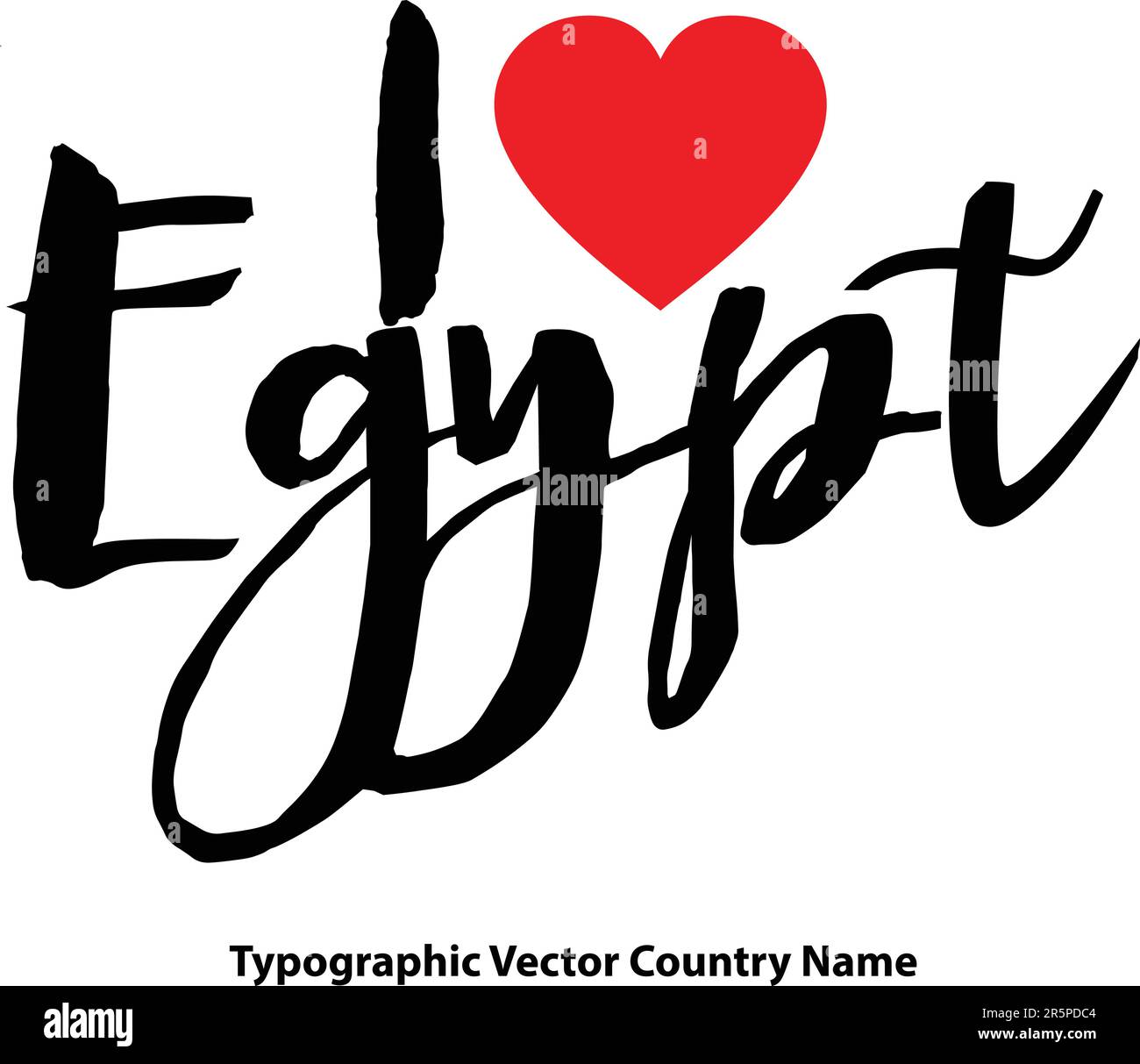 Country Name In Elegant Typography Text Lettering Vector Art Design ...