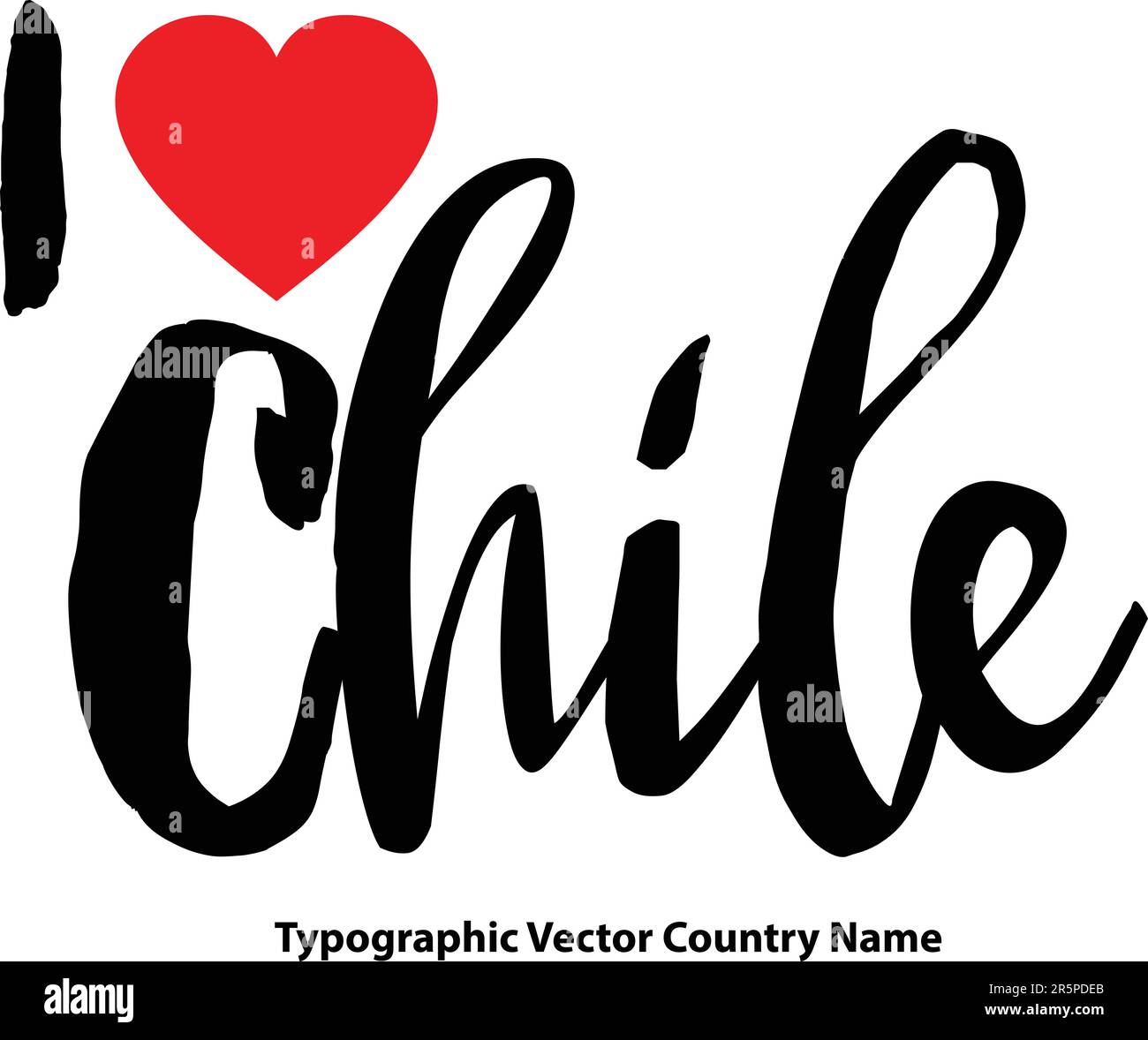 Country Name In Elegant Typography Text Lettering Vector Art Design ...