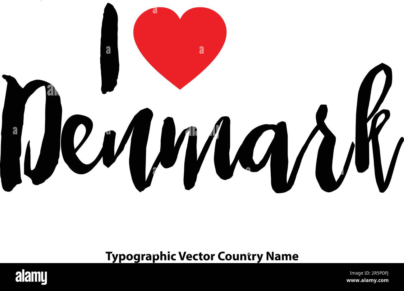 Country Name In Elegant Typography Text Lettering Vector Art Design ...