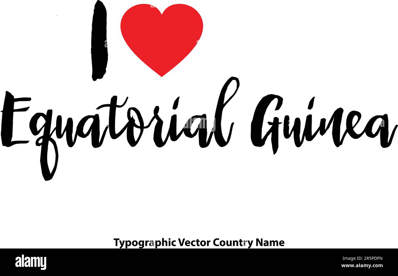 Country Name In Elegant Typography Text Lettering Vector Art Design ...