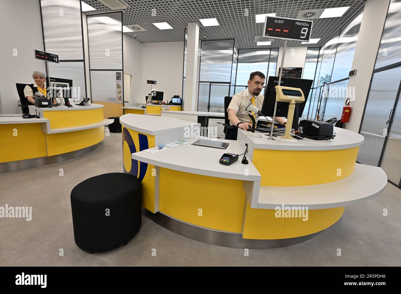 Brno, Czech Republic. 05th June, 2023. A new branch of the Czech Post ...