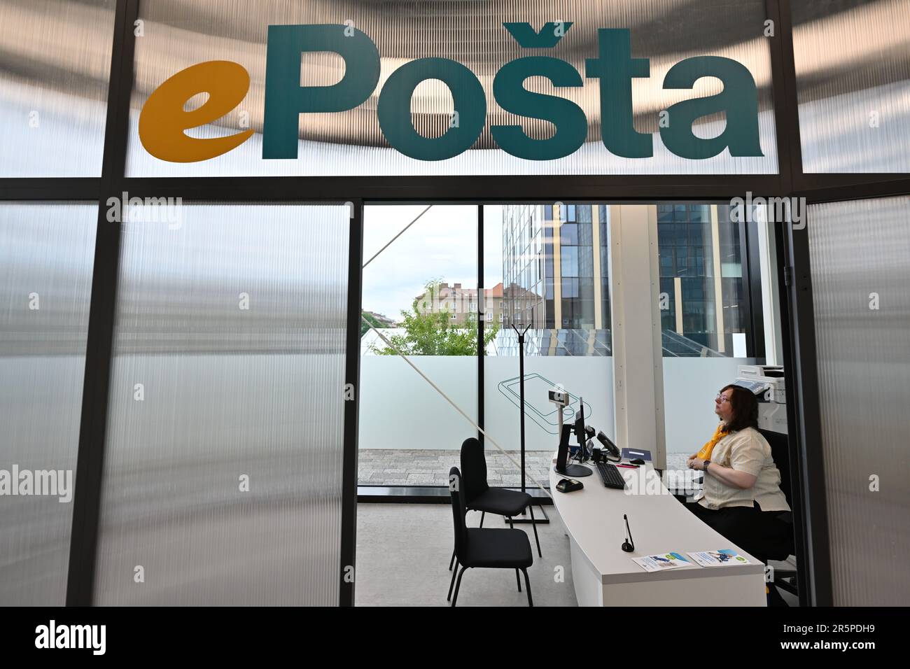 Brno, Czech Republic. 05th June, 2023. A new branch of the Czech Post ...