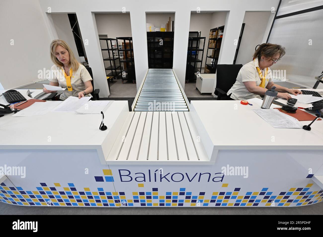 Brno, Czech Republic. 05th June, 2023. A new branch of the Czech Post ...