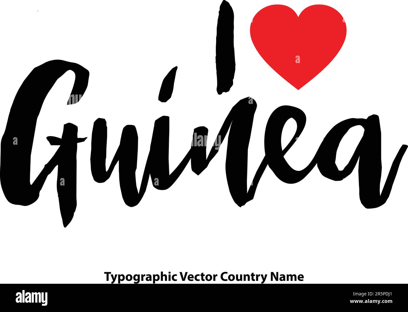 Country Name In Elegant Typography Text Lettering Vector Art Design ...