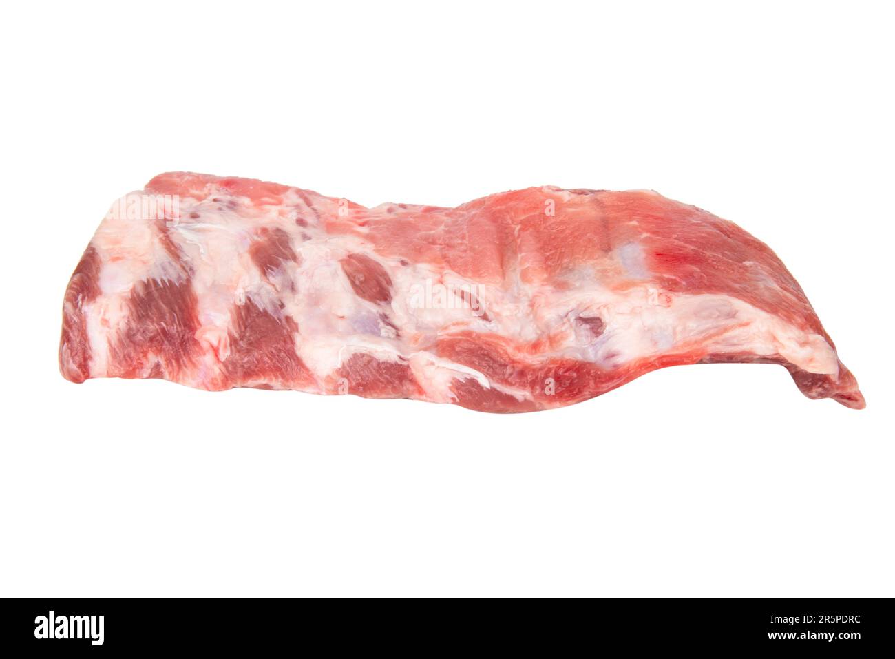 Pork ribs isolated on white background Stock Photo - Alamy