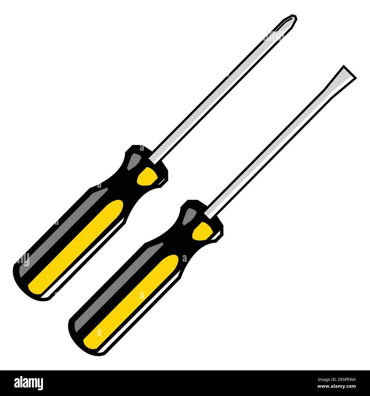 Simple screw art Cut Out Stock Images & Pictures - Alamy