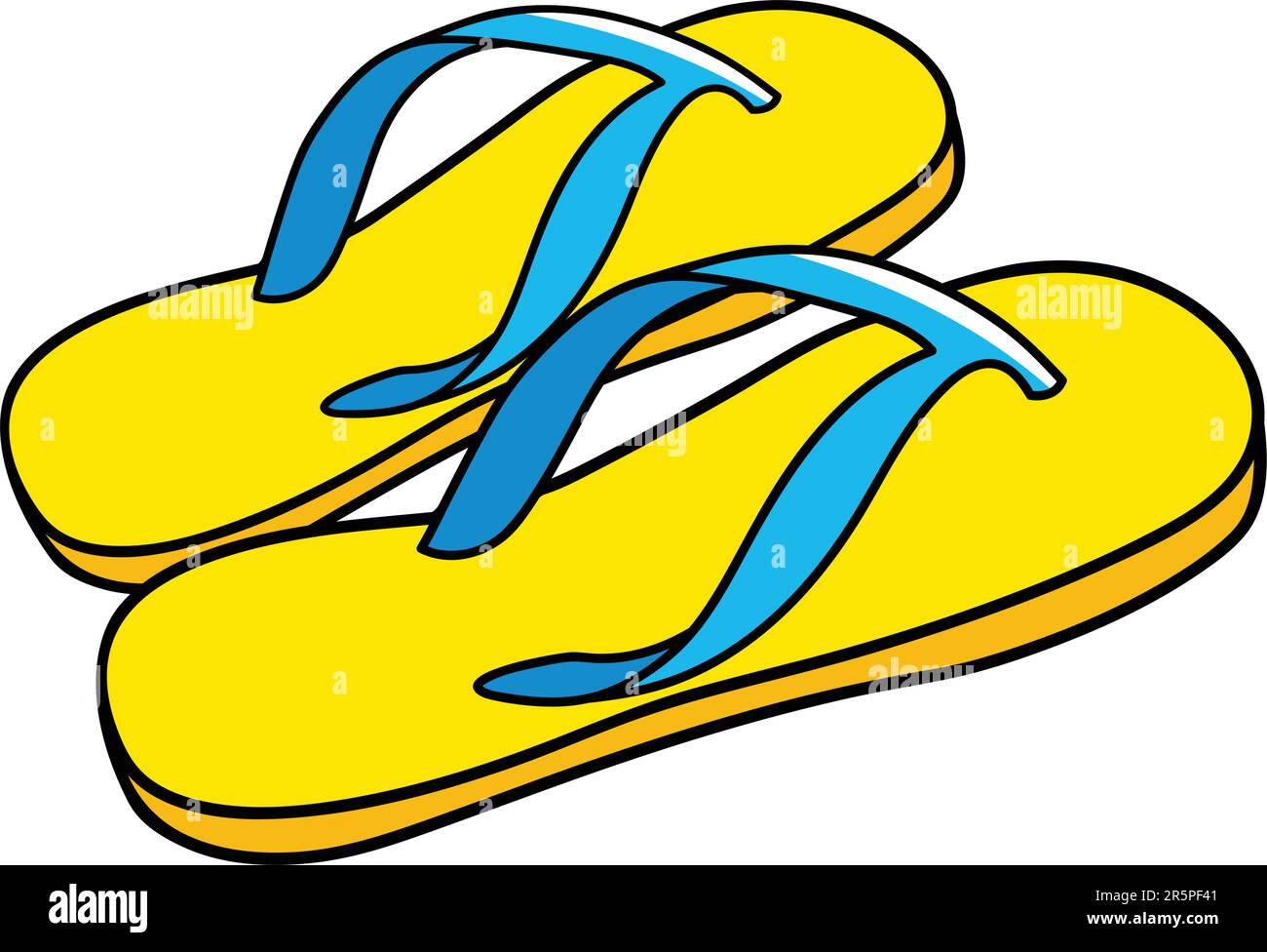 Cartoon illustration of sandals Stock Vector Image & Art - Alamy