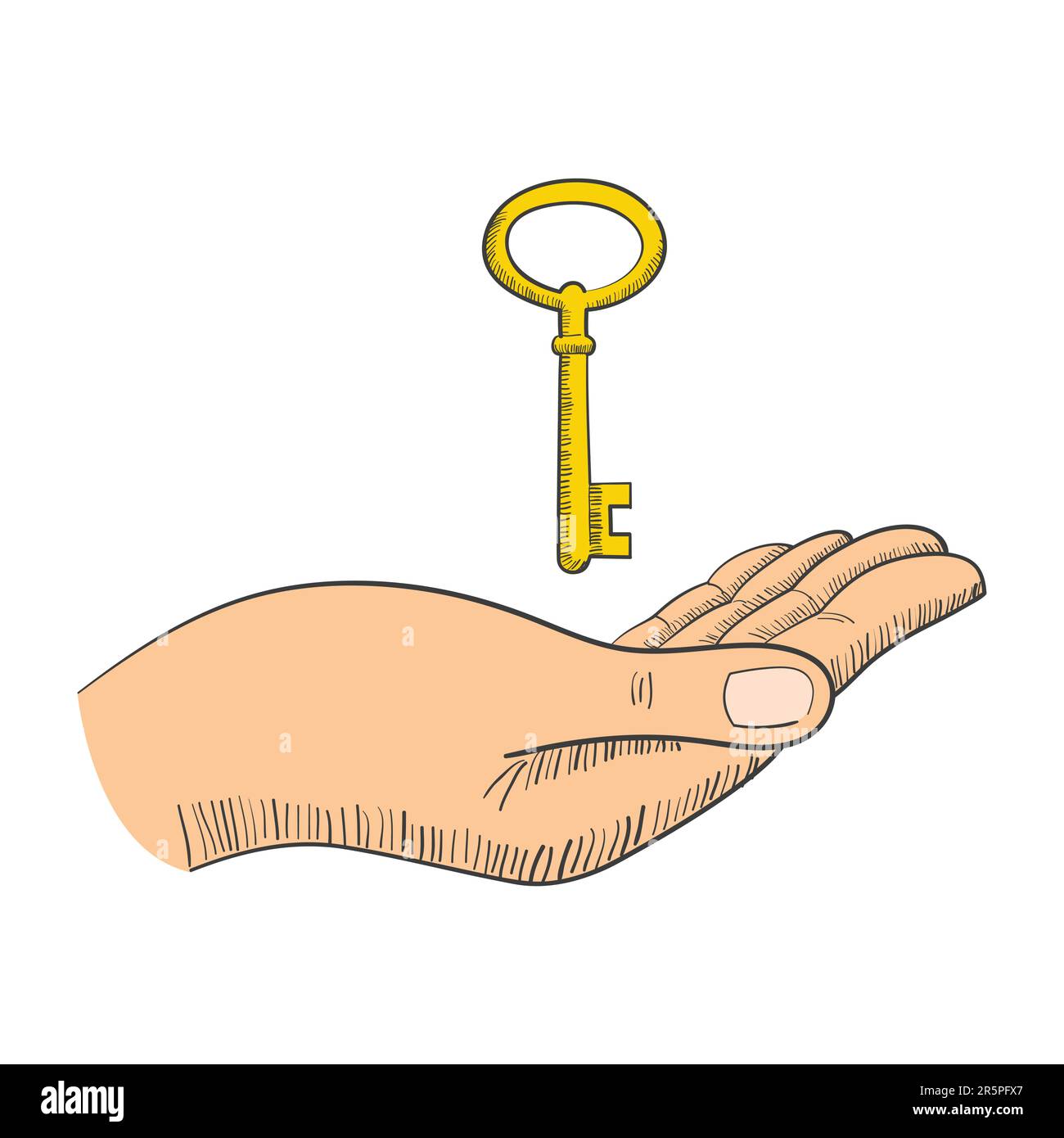 Give a key Stock Vector Images - Alamy