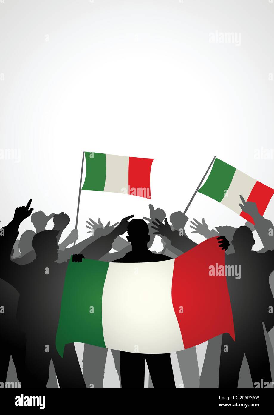 Crowd spirit Stock Vector Images - Alamy