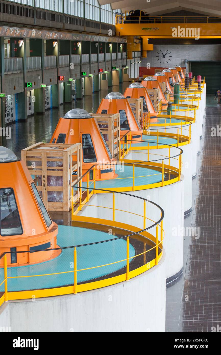 Turbines in Murray 1 power station. Murray 1 is the 2nd largest power ...