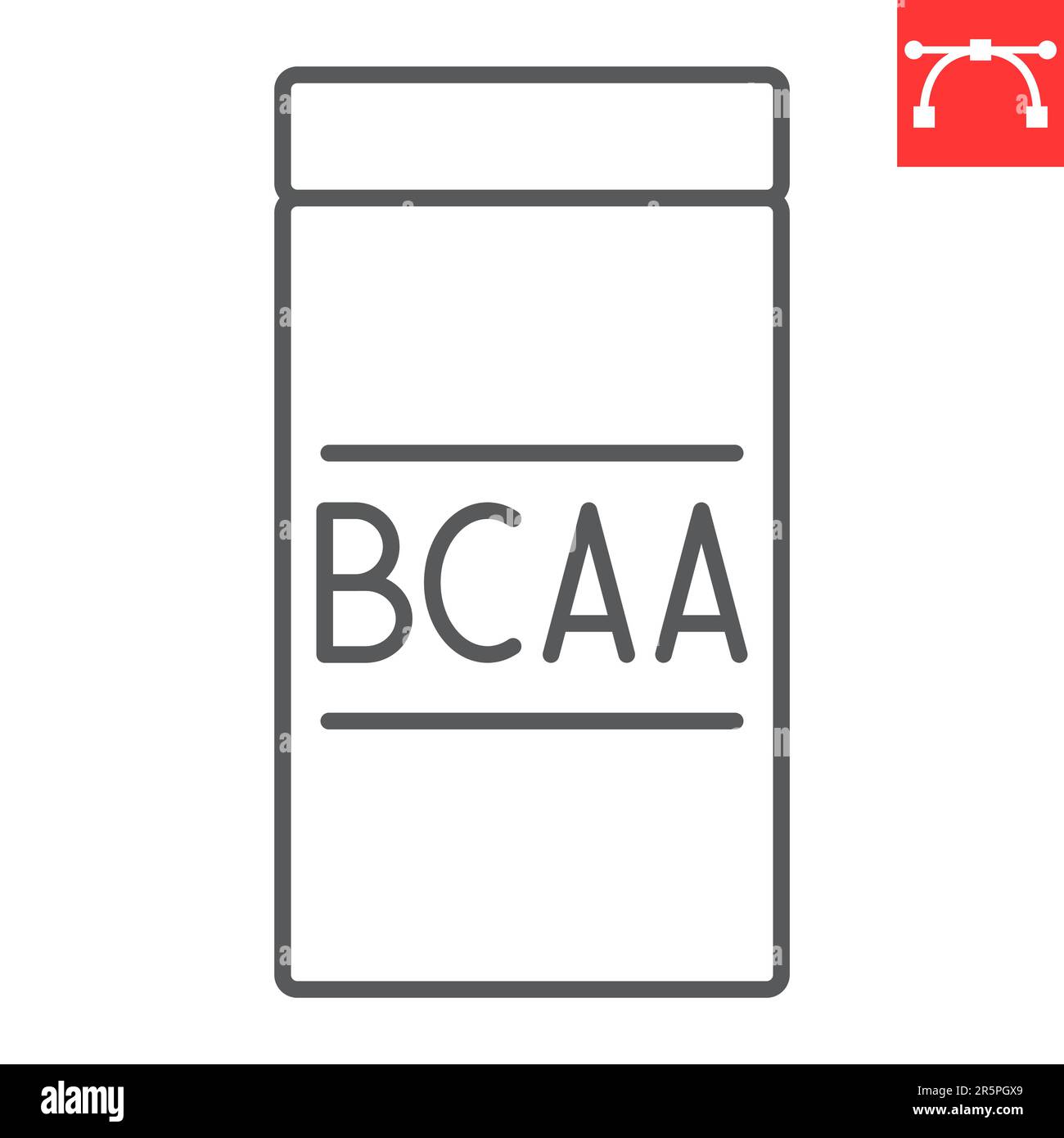 BCAA line icon, supplements and health, amino acids vector icon, vector ... BCAA line icon, supplements and health, amino acids vector icon, vector ...