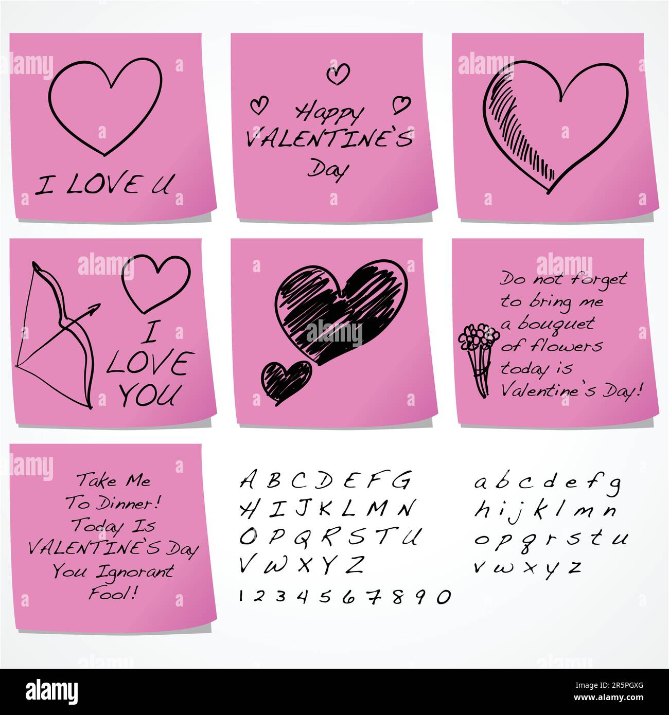 Written messages Stock Vector Images - Alamy