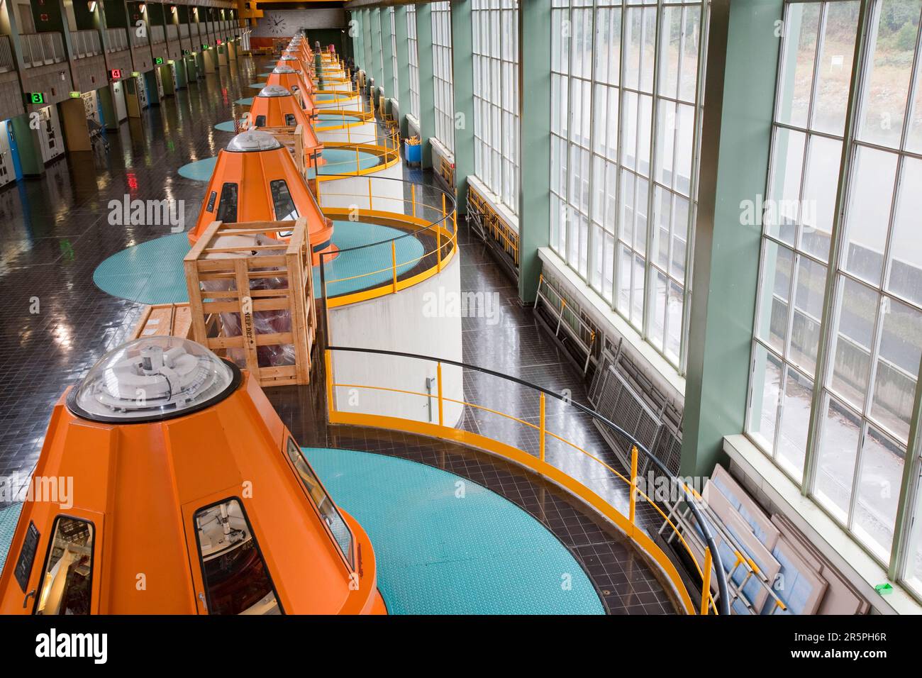 Turbines in Murray 1 power station. Murray 1 is the 2nd largest power ...