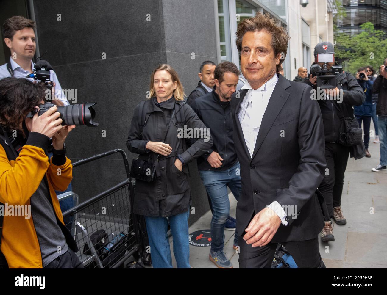 The Duke of Sussex's barrister, David Sherborne, arrives at the Rolls ...