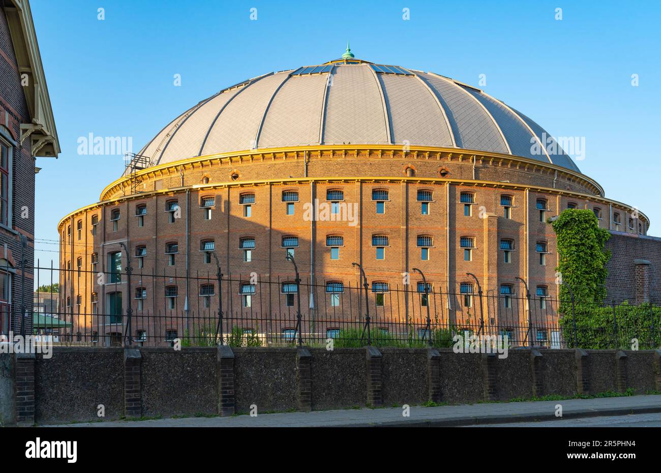 The Koepelgevangenis, a former prison from 1901 in the city of Haarlem ...