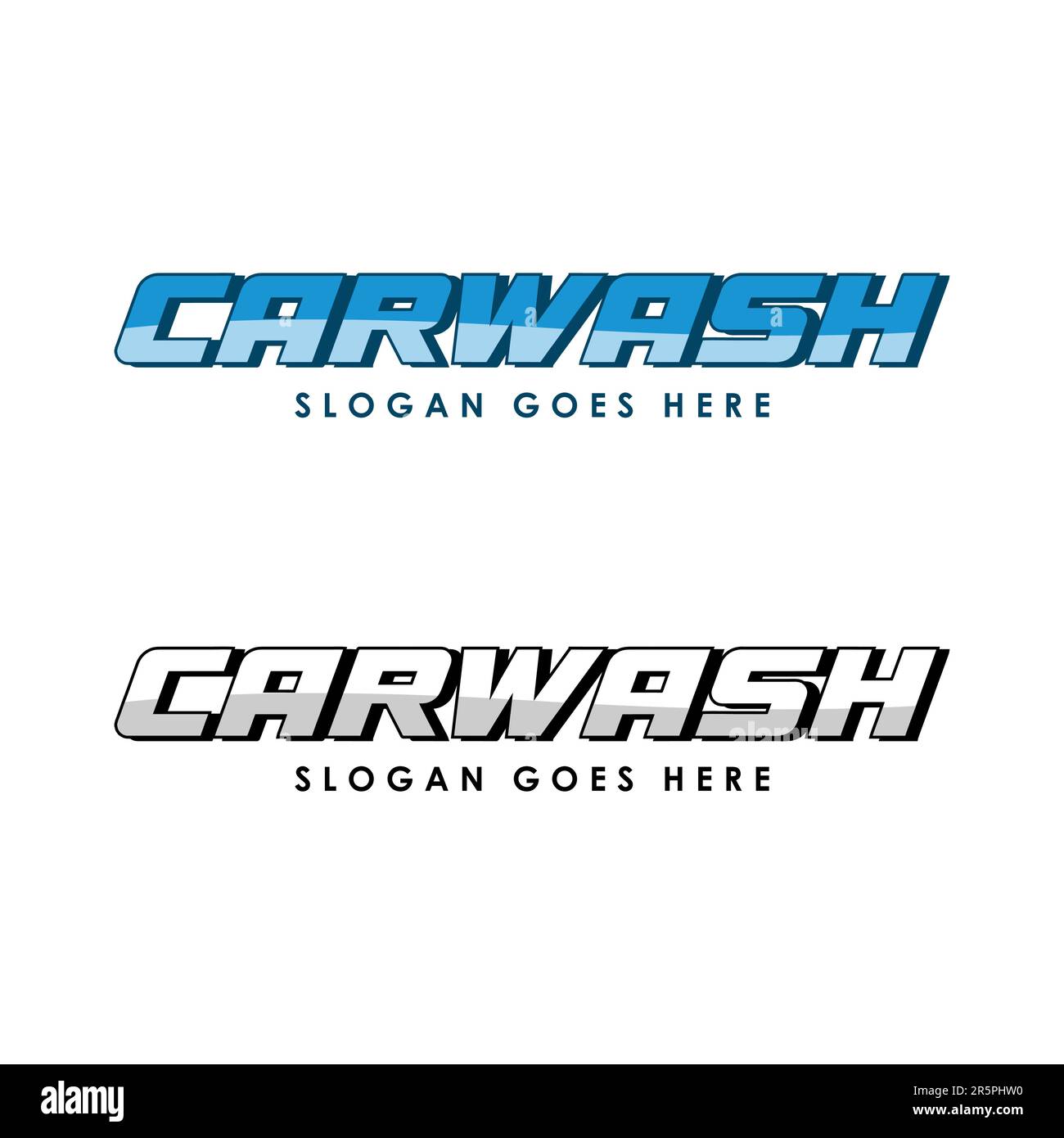 Sticker template blue car Cut Out Stock Images & Pictures - Alamy