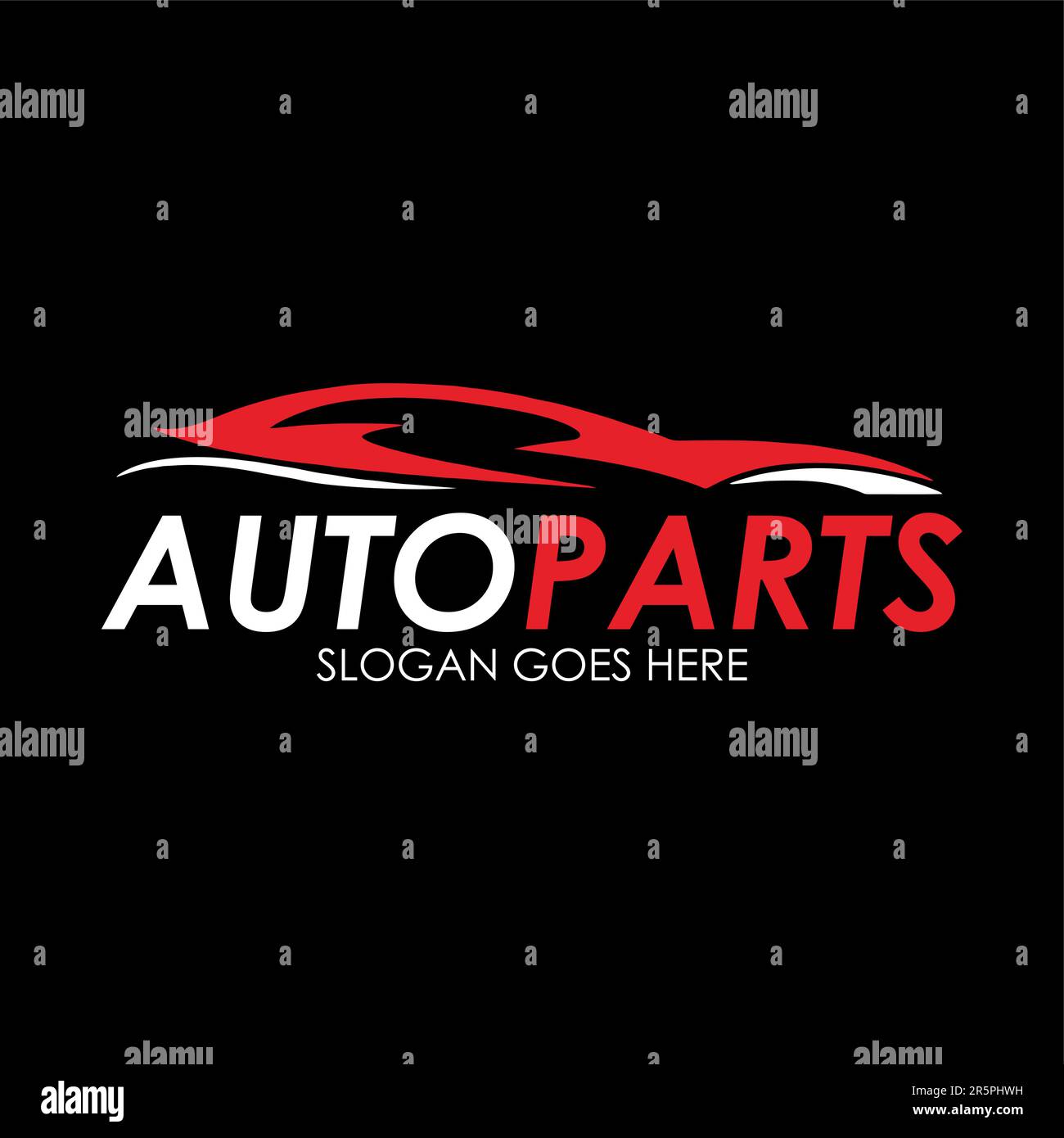 Simple Elegant Automotive Logo Template Stock Vector Image & Art - Alamy