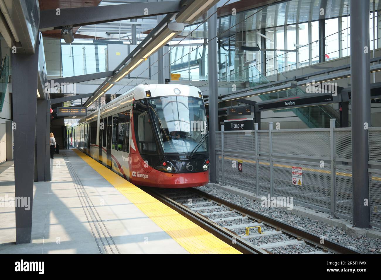 The Ottawa Metro at Tremblay station, Canada Stock Photo - Alamy