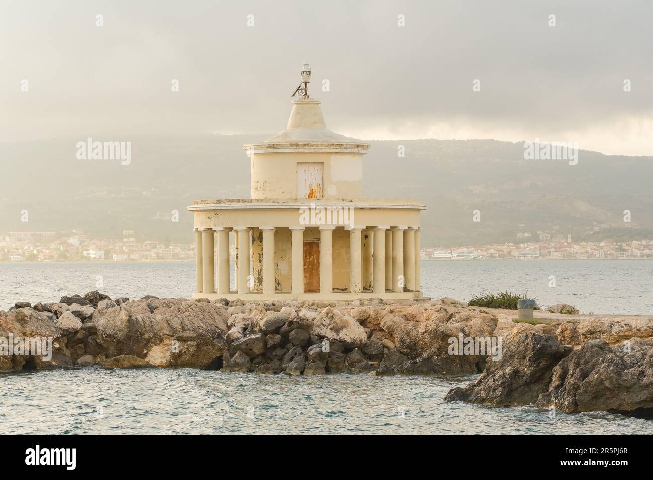 Lighthouse of Saint Theodore, Argostoli, Kefalonia island, Greece Stock ...