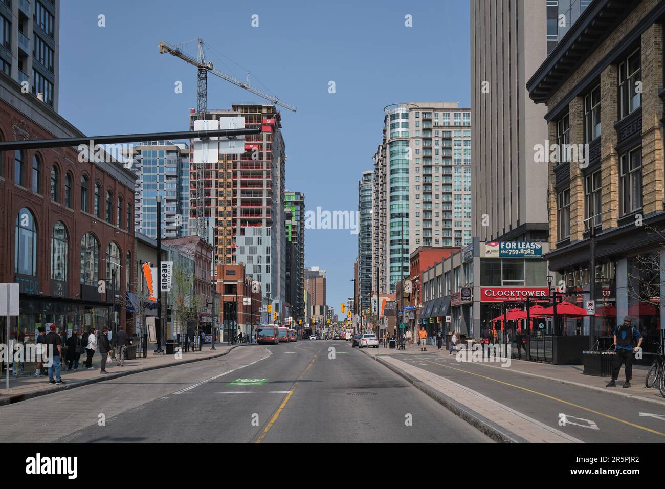 Rideau Street in downtown Ottawa, Ontario, Canada Stock Photo - Alamy