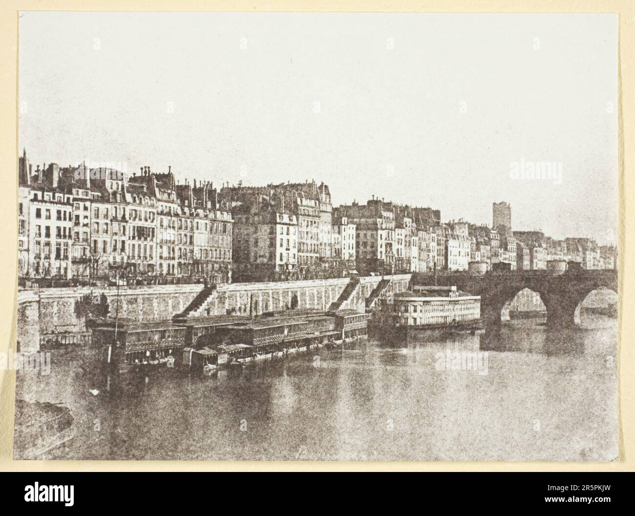 Le Pont-Neuf, les quais, les bains “A la Samaritaine” et la Tour St ...