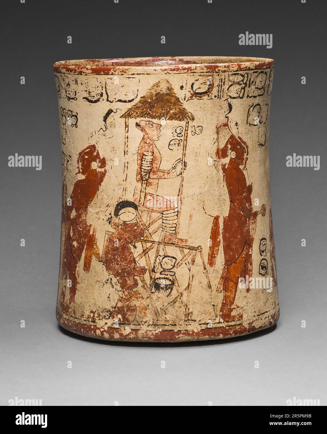 Vessel Depicting a Sacrificial Ceremony for a Royal Accession Date: 750 ...