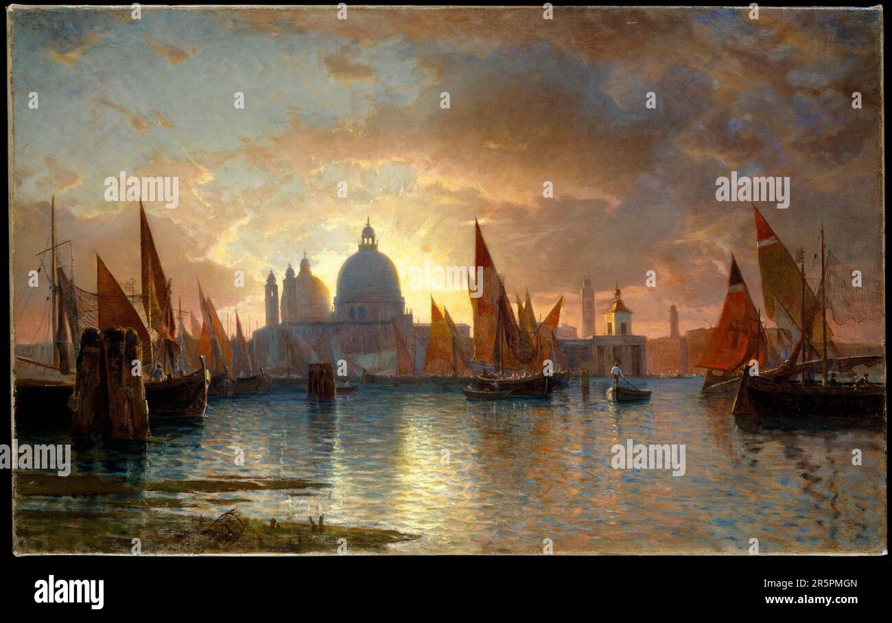 Santa Maria della Salute, Sunset Artist: William Stanley Haseltine ...