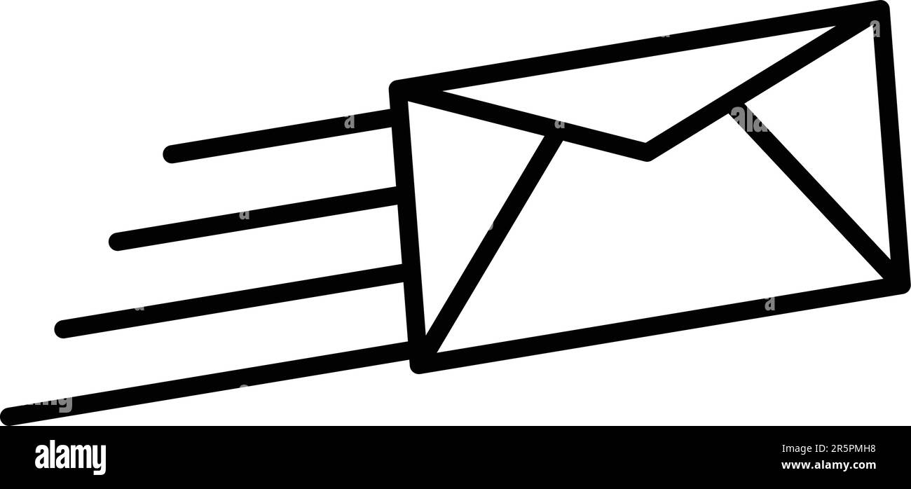 Email design vector vectors Black and White Stock Photos & Images - Alamy