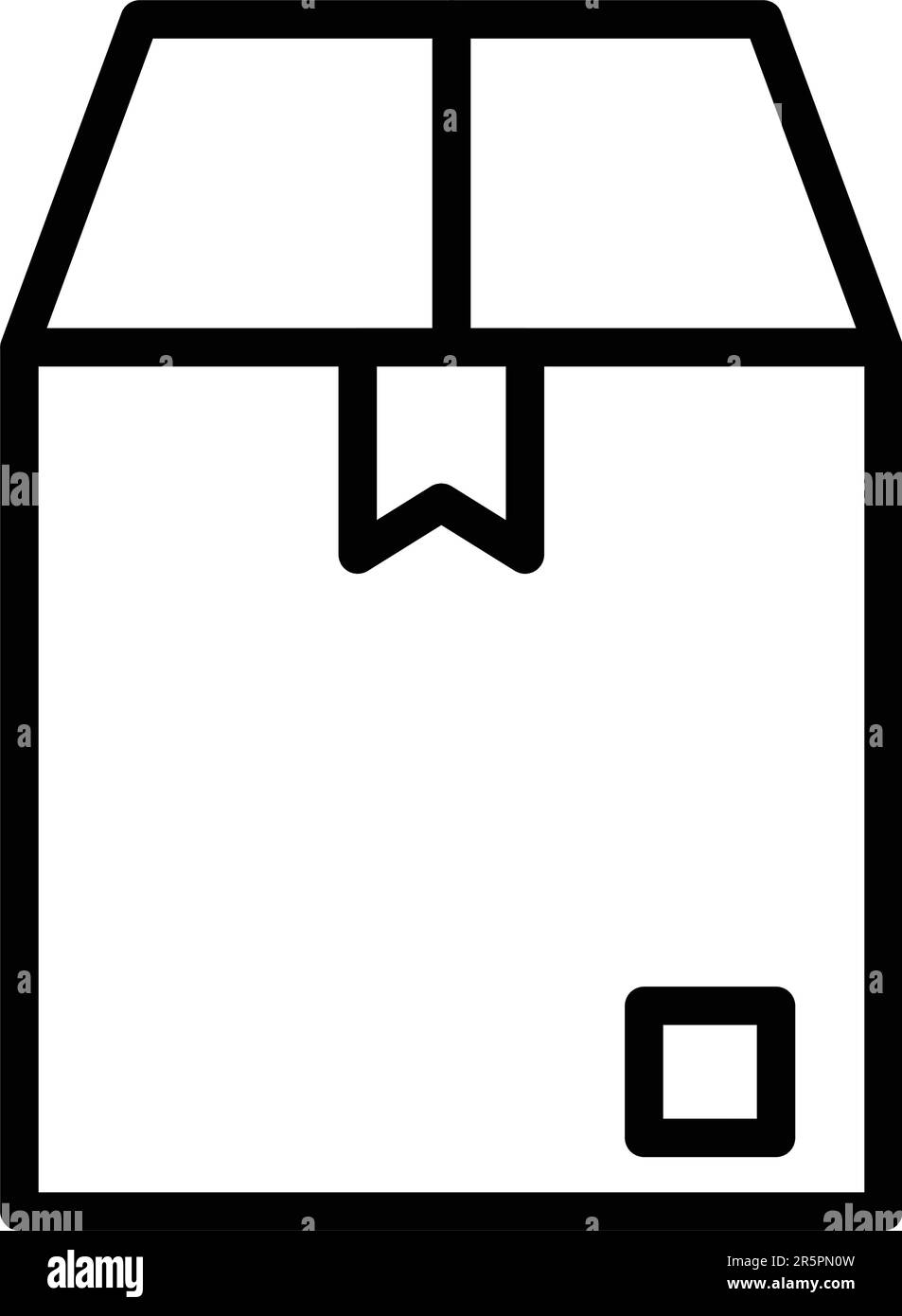 Box icon line design template illustration isolated Stock Vector Image & Art - Alamy