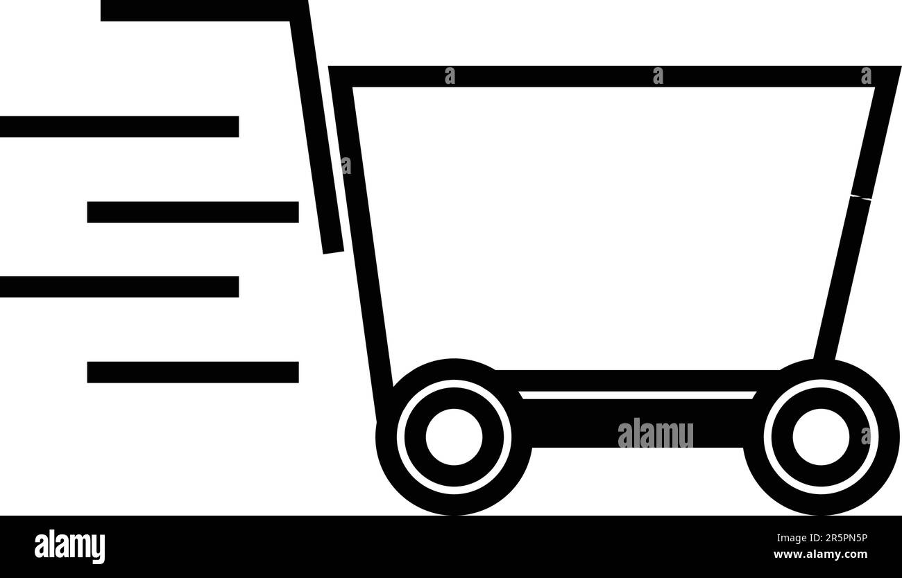 Shopping cart icon line design template isolated illustration Stock ...