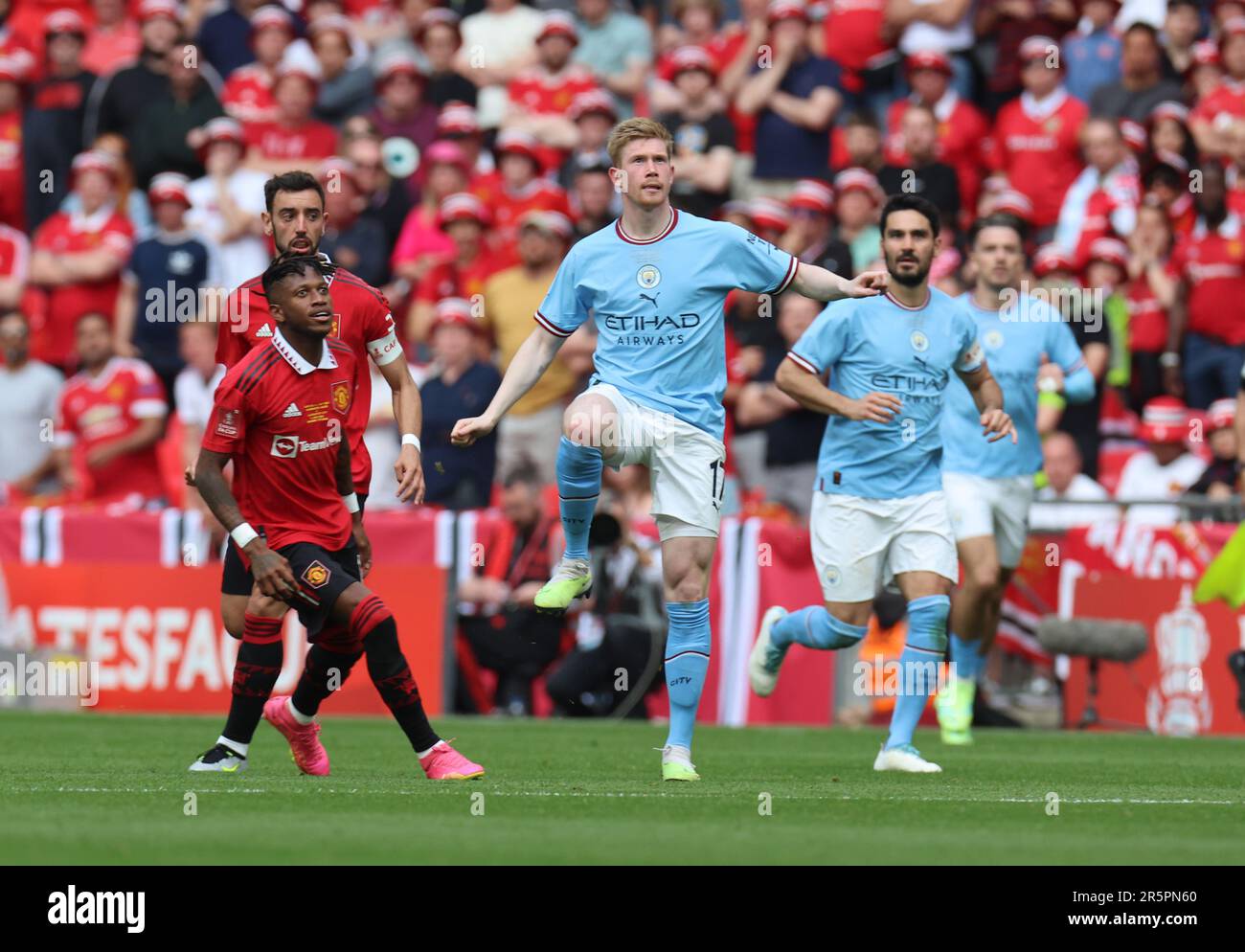 Manchester City's Kevin De Bruyne during The Emirates FA Cup Final ...