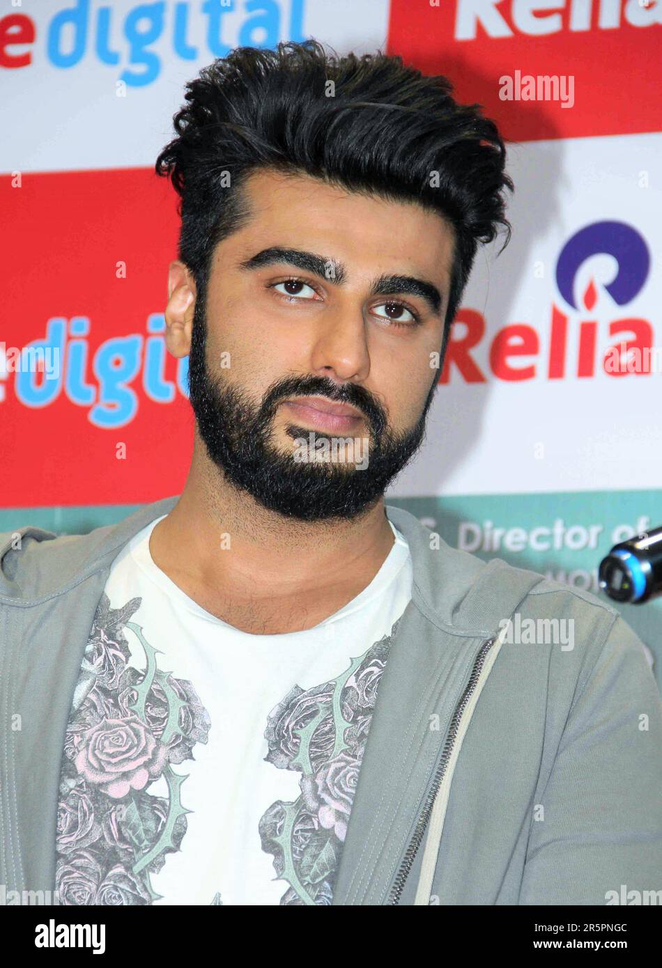 Arjun Kapoor, Indian actor, Half Girlfriend, film promotion, Reliance Digital. Mumbai, India, 19 ...