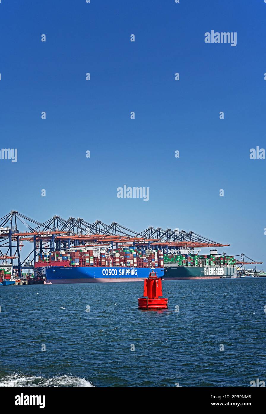 port of rotterdam (maasvlakte), netherlands - 2023-06-03: chinese ...