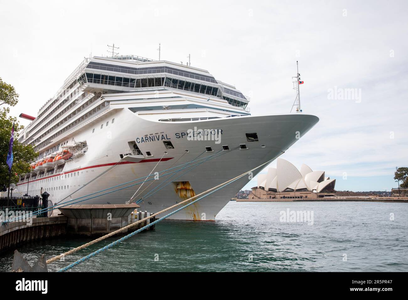 Carnival Splendor cruise ship moored at Overseas passenger terminal ...
