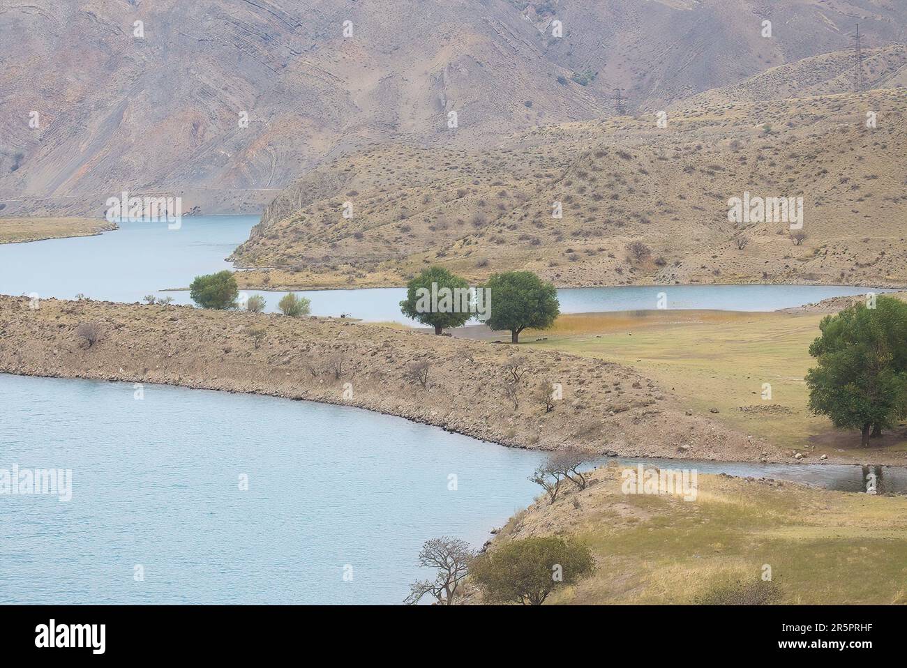 Along the Naryn river Stock Photo - Alamy