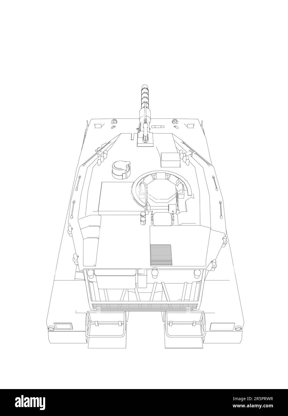 Isolated vector image for military concepts. Military tank. Military ...