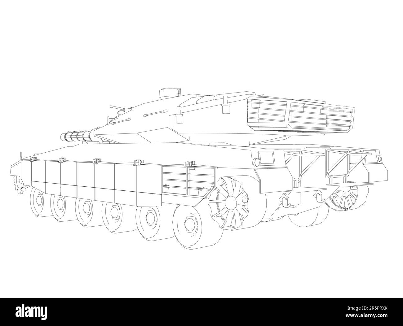 Isolated vector image for military concepts. Military tank. Military ...