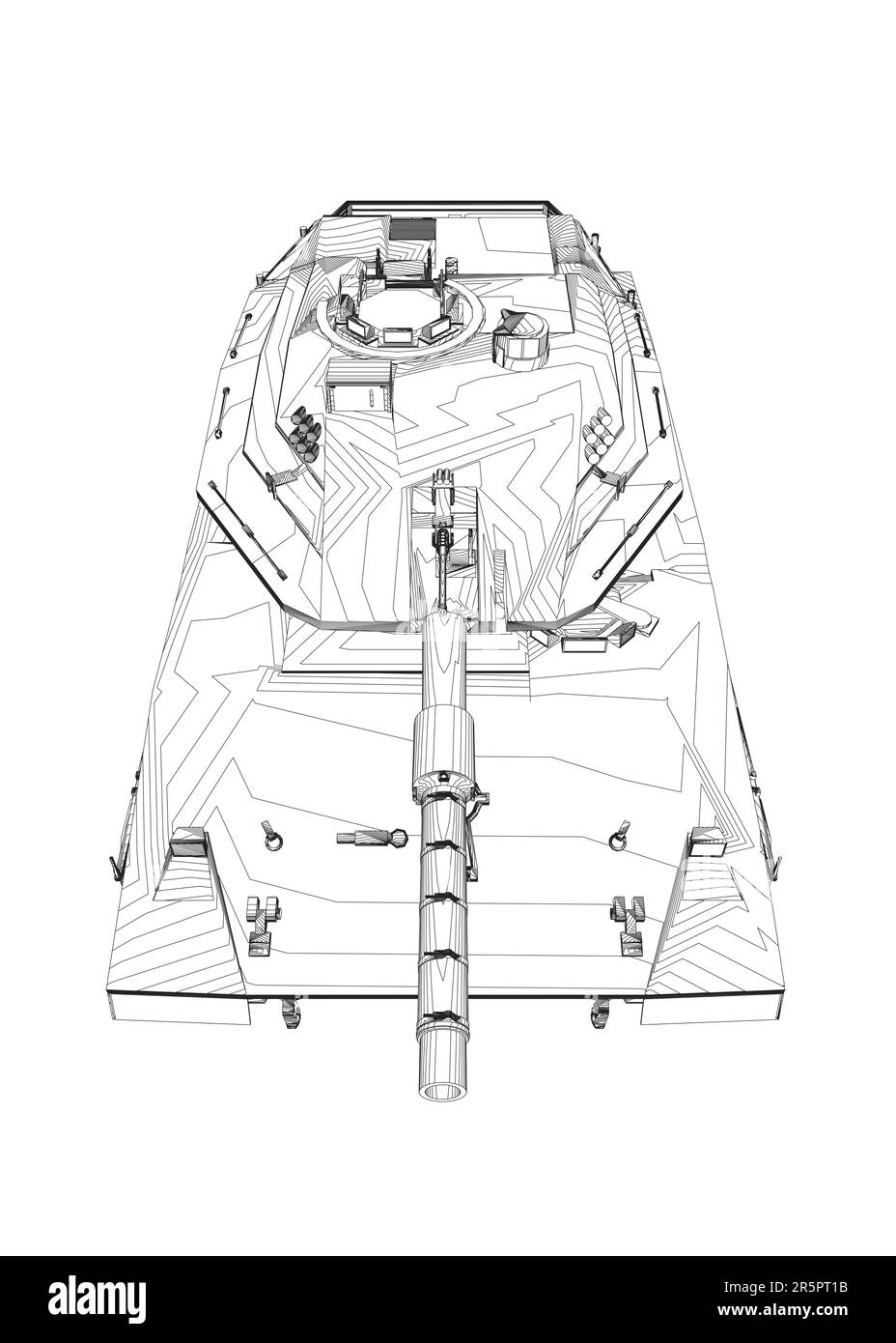 Isolated vector image for military concepts. Military tank. Military ...